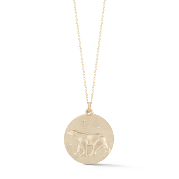 Polar Bear Charm Chain Necklace – Star Animal Sundays
